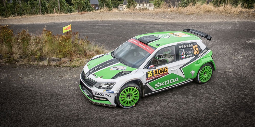 ŠKODA celebrates 1-2-3-4 result at the Rally Germany - Škoda Motorsport