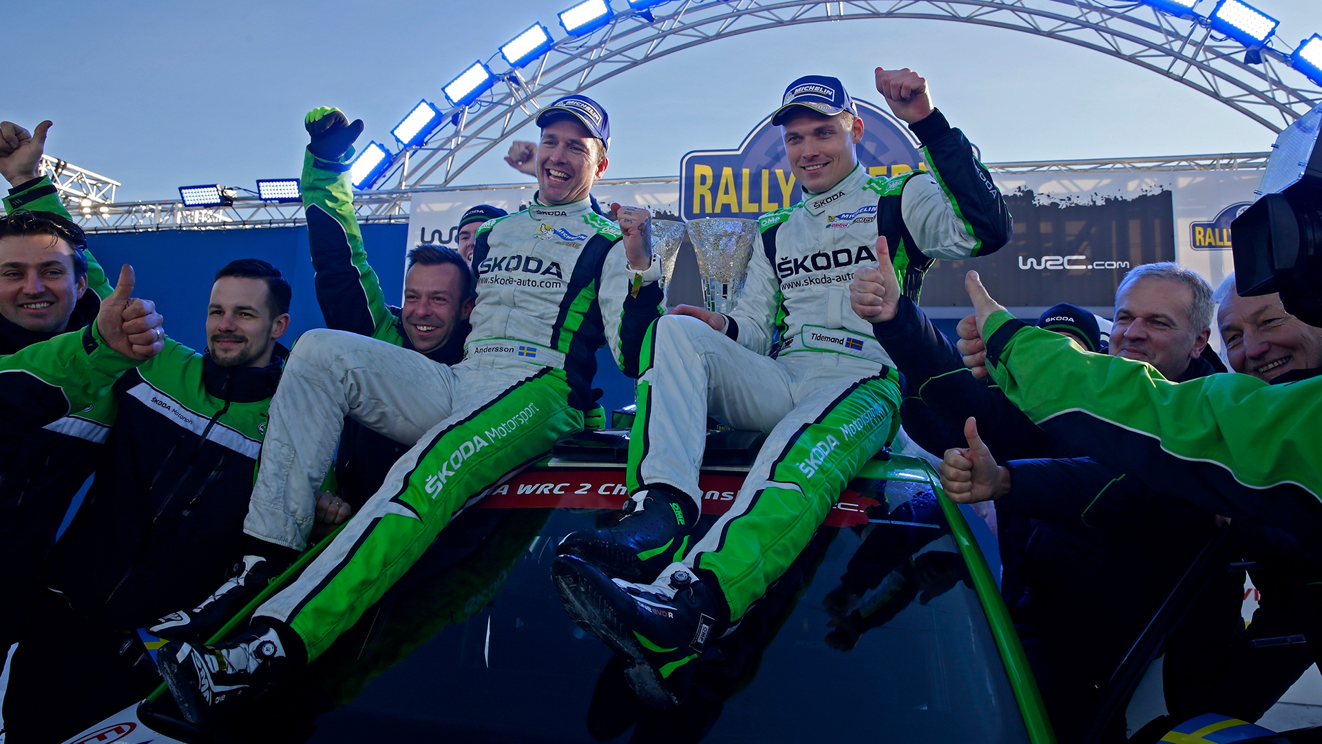 PHOTO: ŠKODA Motorsport at the Rally Sweden 2017 - Škoda Motorsport