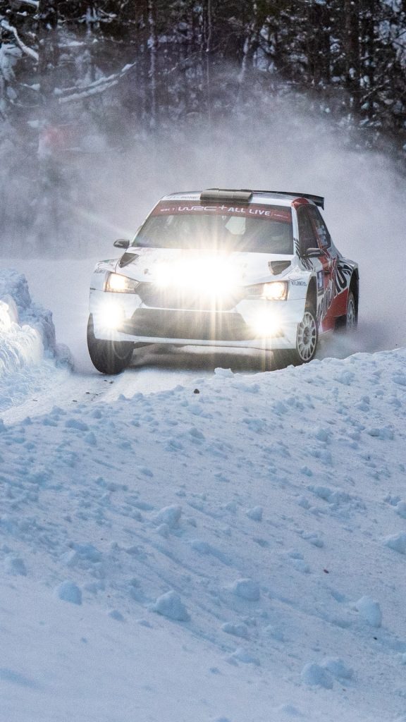 Download Arctic Rally Finland Wallpapers for Your Phone - Škoda Motorsport