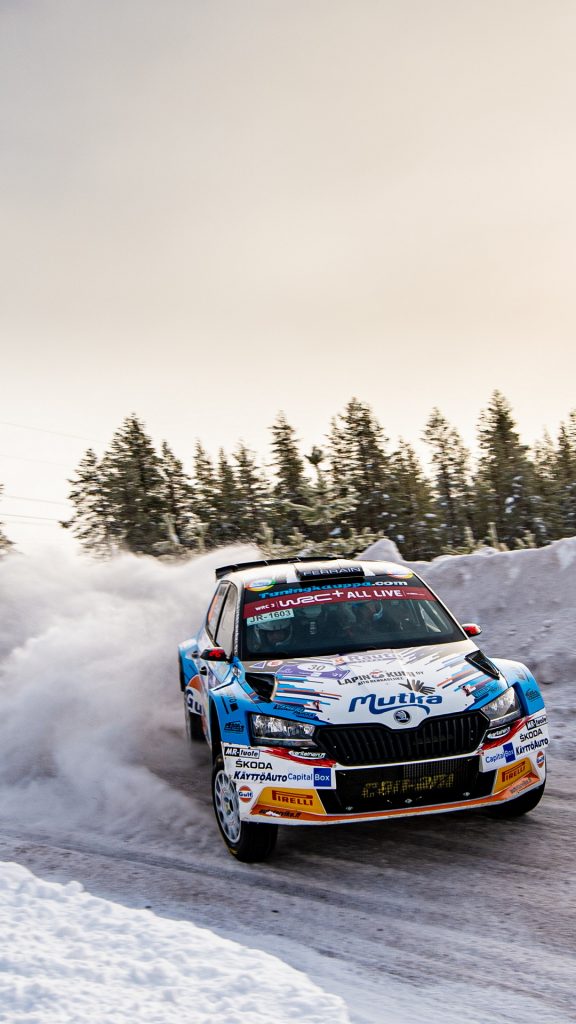 Download Arctic Rally Finland Wallpapers for Your Phone - Škoda Motorsport