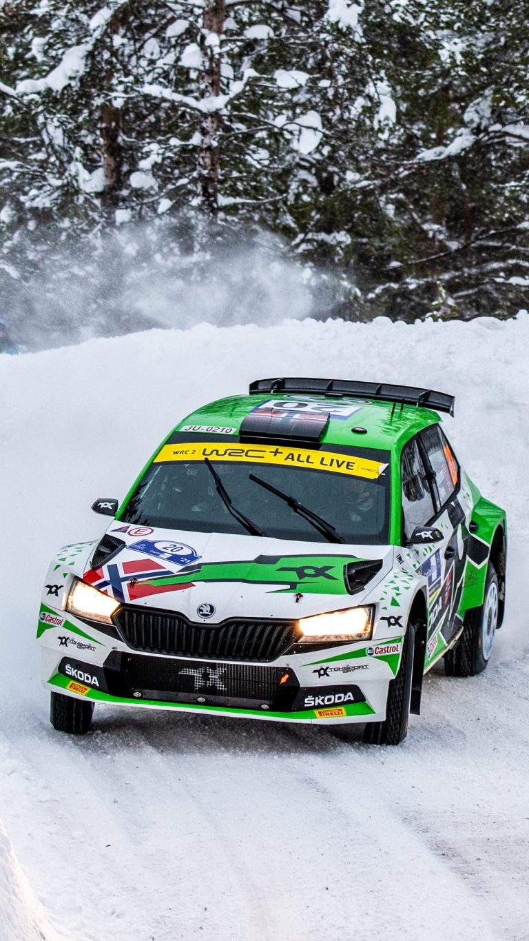 Download Arctic Rally Finland Wallpapers for Your Phone - Škoda Motorsport