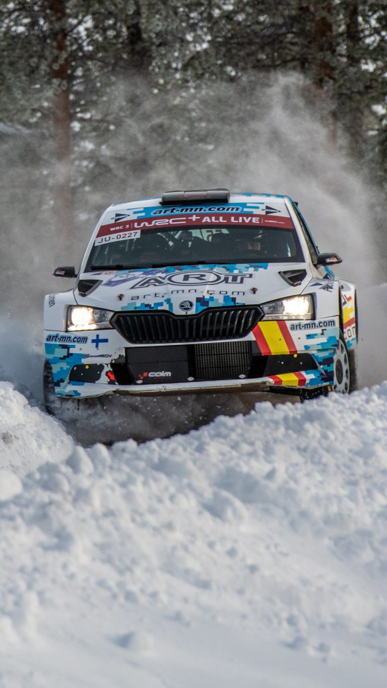 Download Arctic Rally Finland Wallpapers for Your Phone - Škoda Motorsport