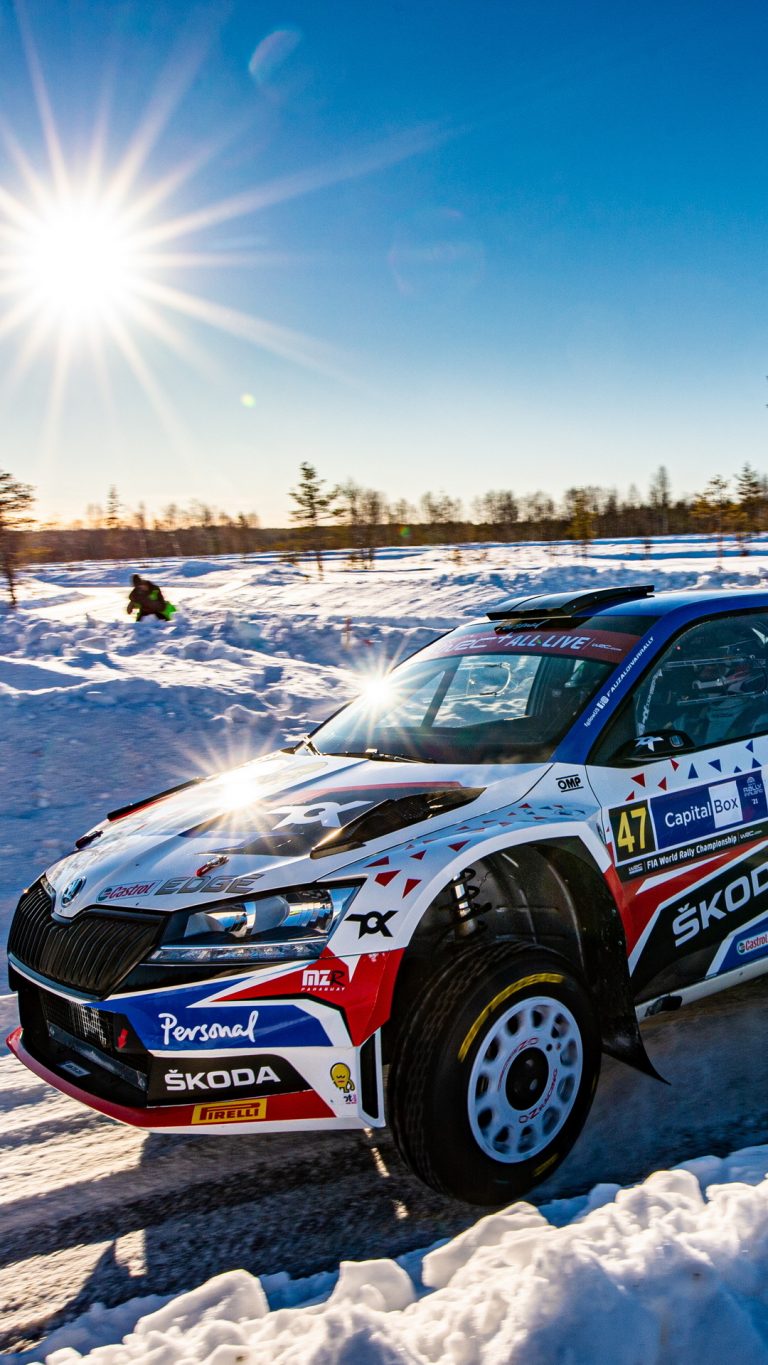 Download Arctic Rally Finland Wallpapers for Your Phone - Škoda Motorsport