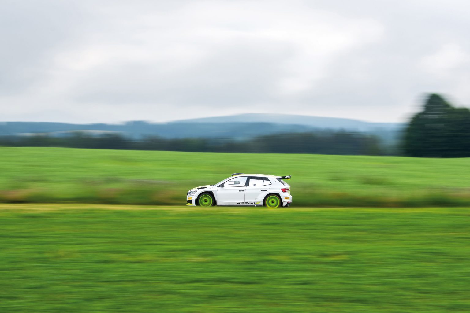 Rally debut of the ŠKODA FABIA RS Rally2 on the stages! - Škoda Motorsport