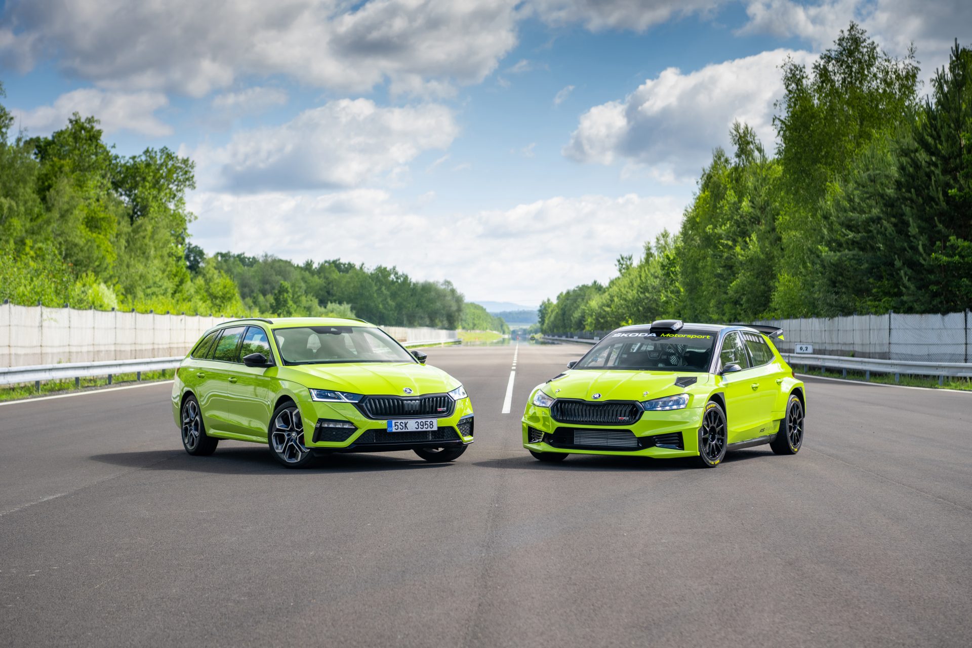 RS family: speed with rally roots - Škoda Motorsport