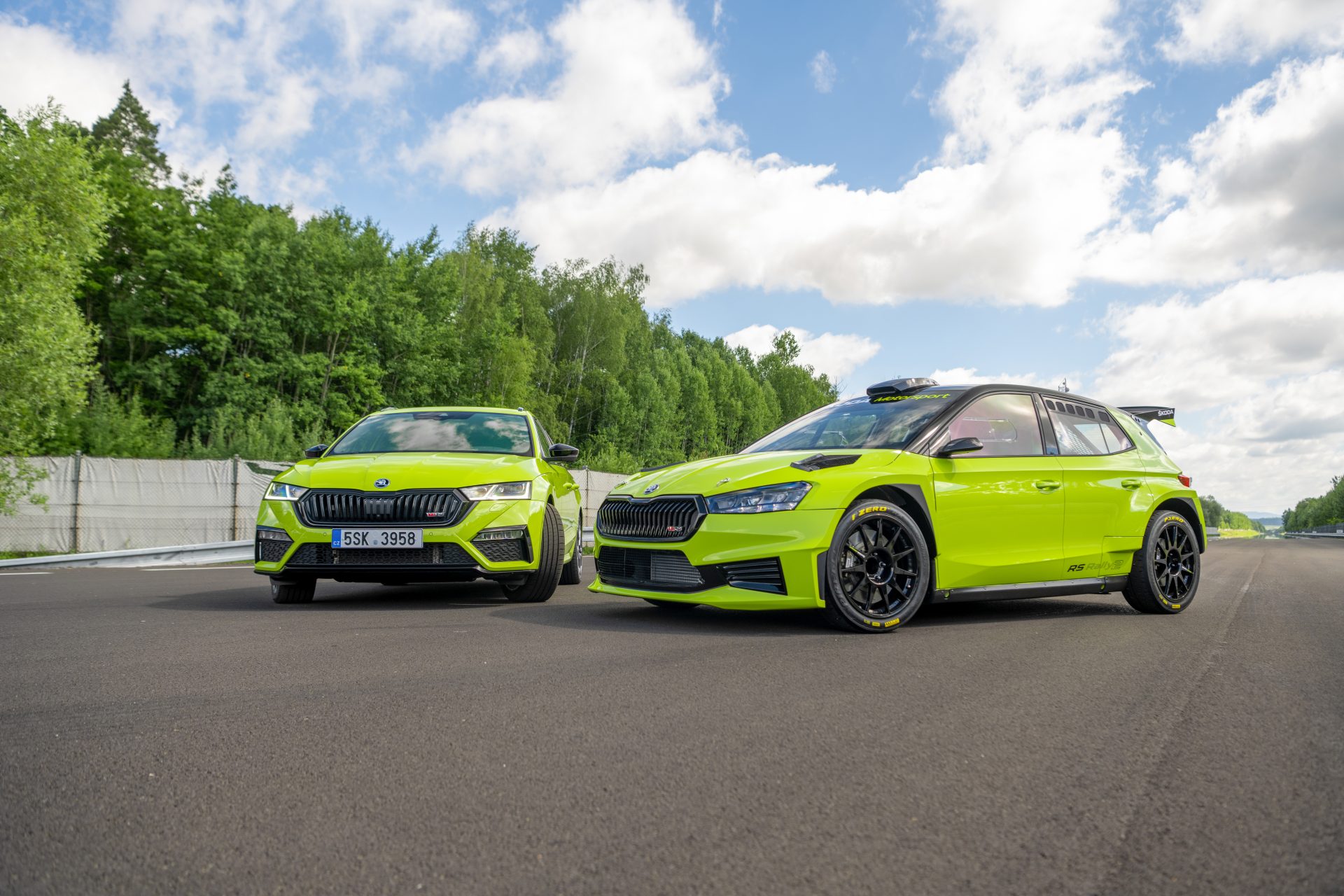 RS family: speed with rally roots - Škoda Motorsport