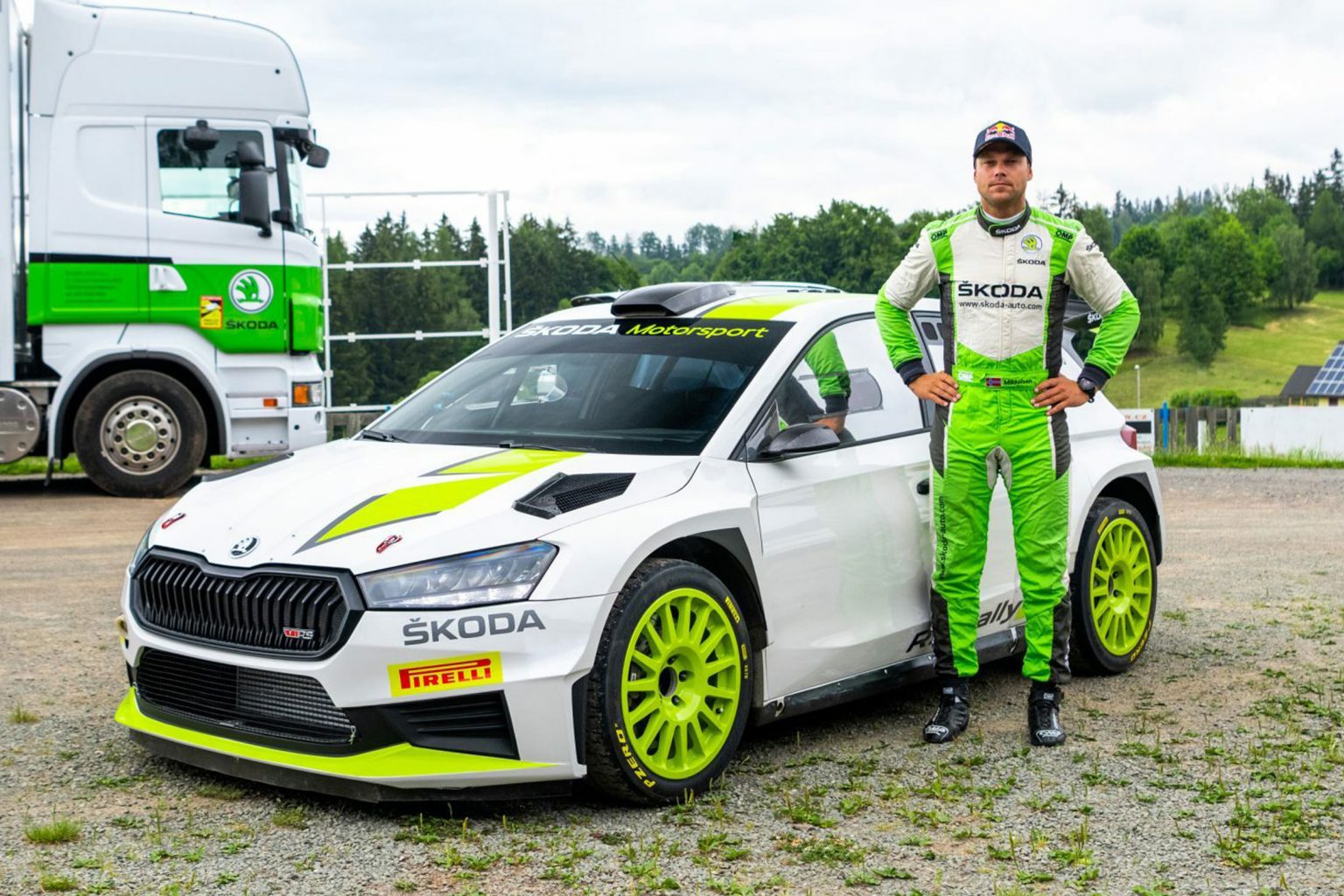WRC2-Champion Andreas Mikkelsen debuts ŠKODA FABIA RS Rally2 at Lausitz-Rallye - Škoda Motorsport