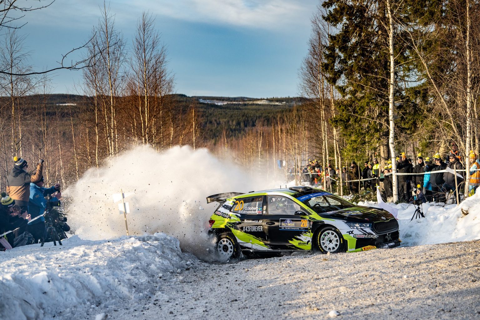World's first Fabia RS Rally2 victory | Rally Sweden - Škoda Motorsport