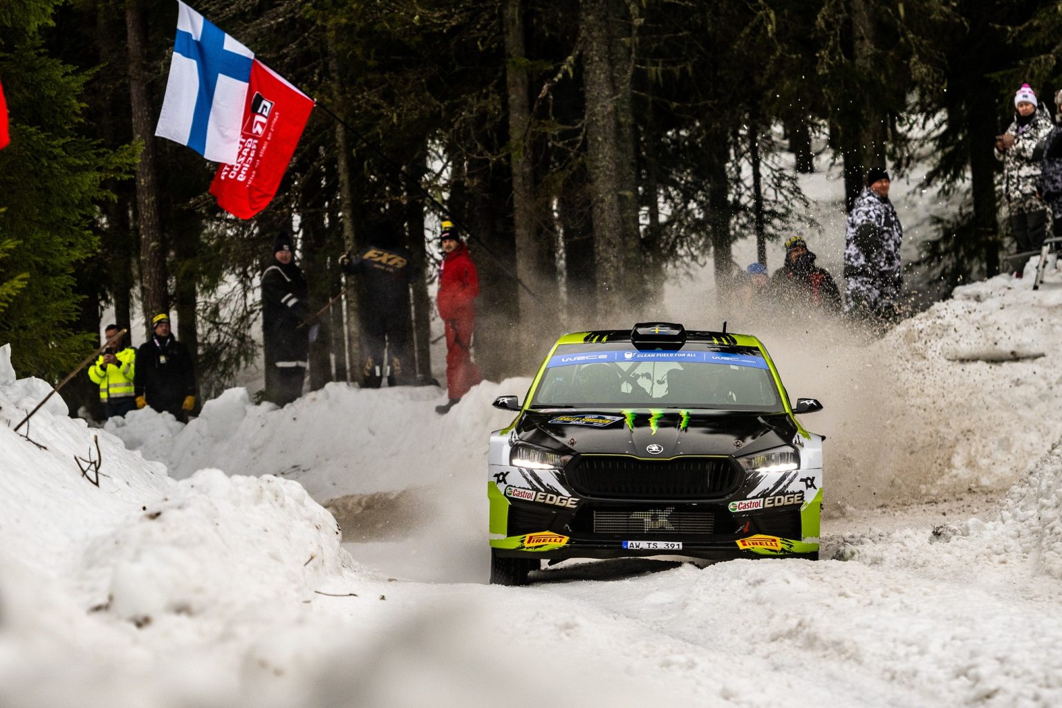 World's first Fabia RS Rally2 victory | Rally Sweden - Škoda Motorsport