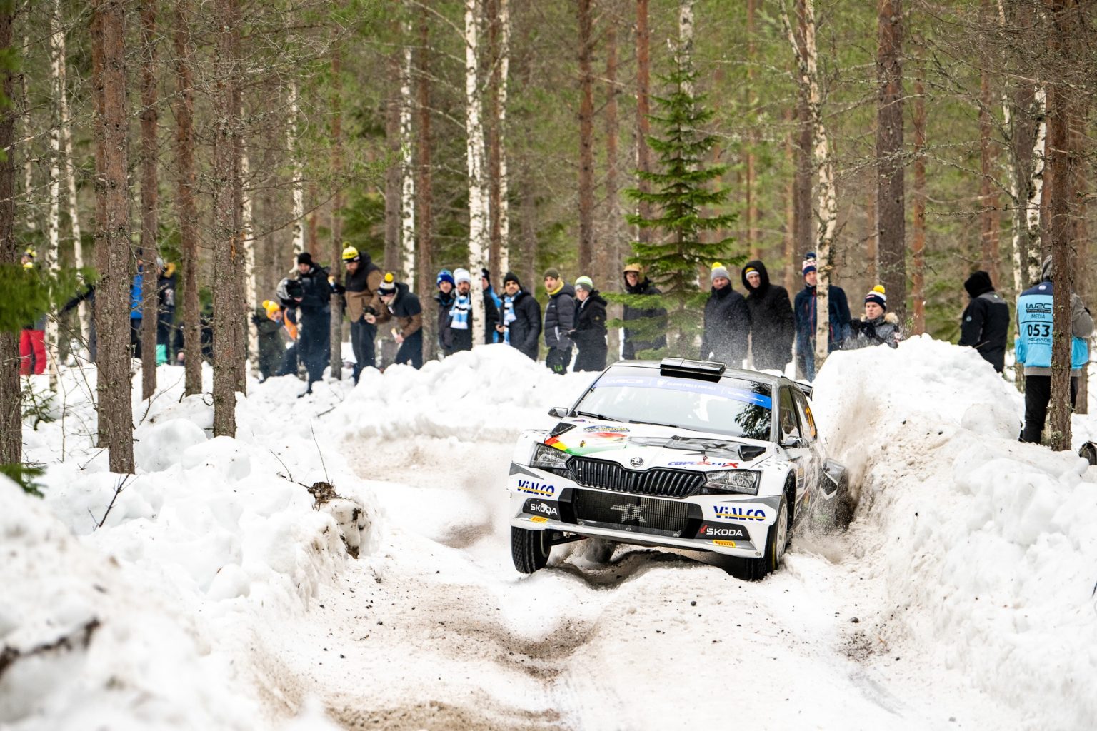 World's first Fabia RS Rally2 victory | Rally Sweden - Škoda Motorsport
