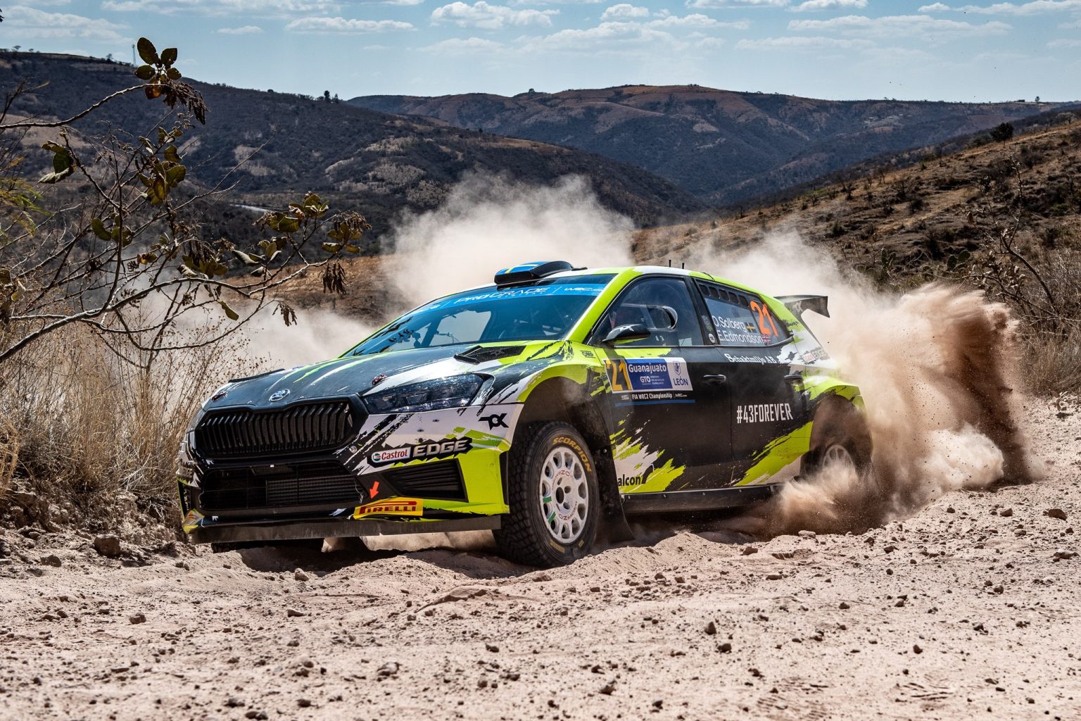A clean hat trick for Škoda cars | Rally México - Škoda Motorsport