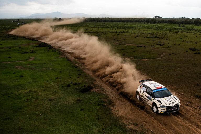 Safari Rally Kenya: Škoda driver Kajetan Kajetanowicz masters East African mud holes to win WRC2 ...