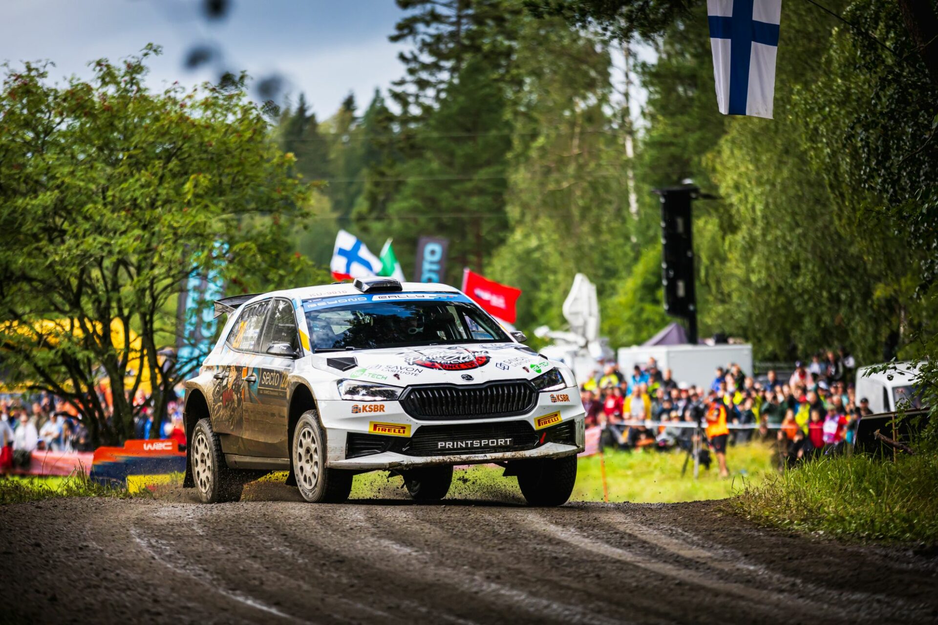 Rally Finland: Škoda Fabia RS Rally2 driver Sami Pajari jumps to maiden ...
