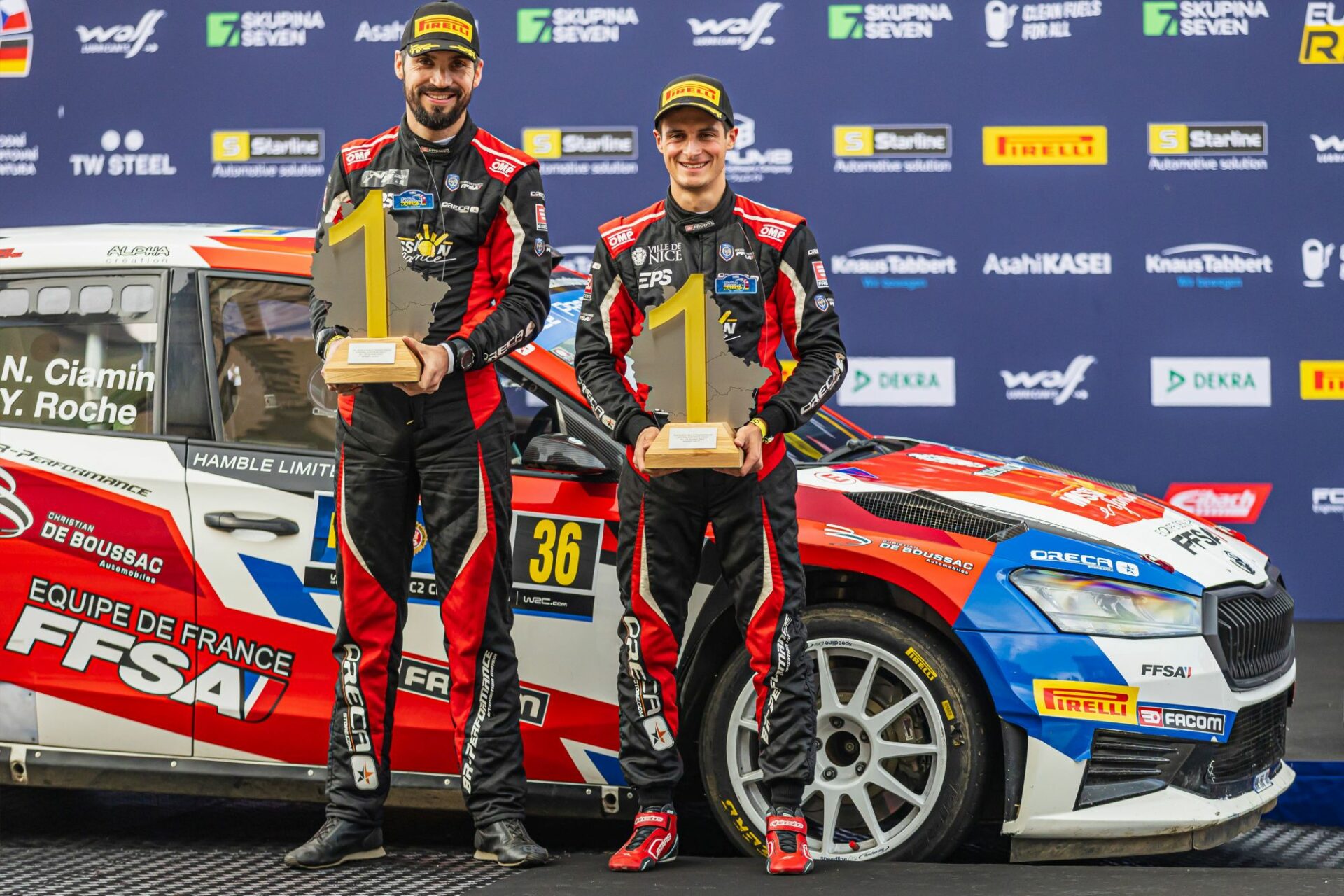 Central European Rally: Full Škoda podium in WRC2 as Andreas Mikkelsen wins the championship ...