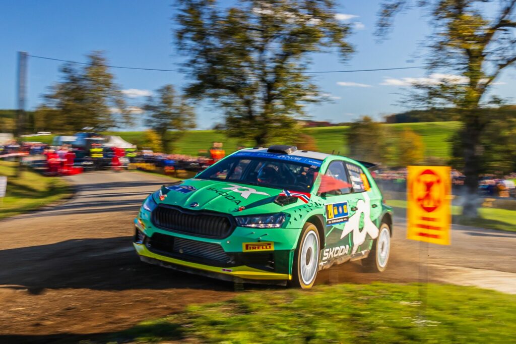 Central European Rally: Full Škoda podium in WRC2 as Andreas Mikkelsen wins the championship ...