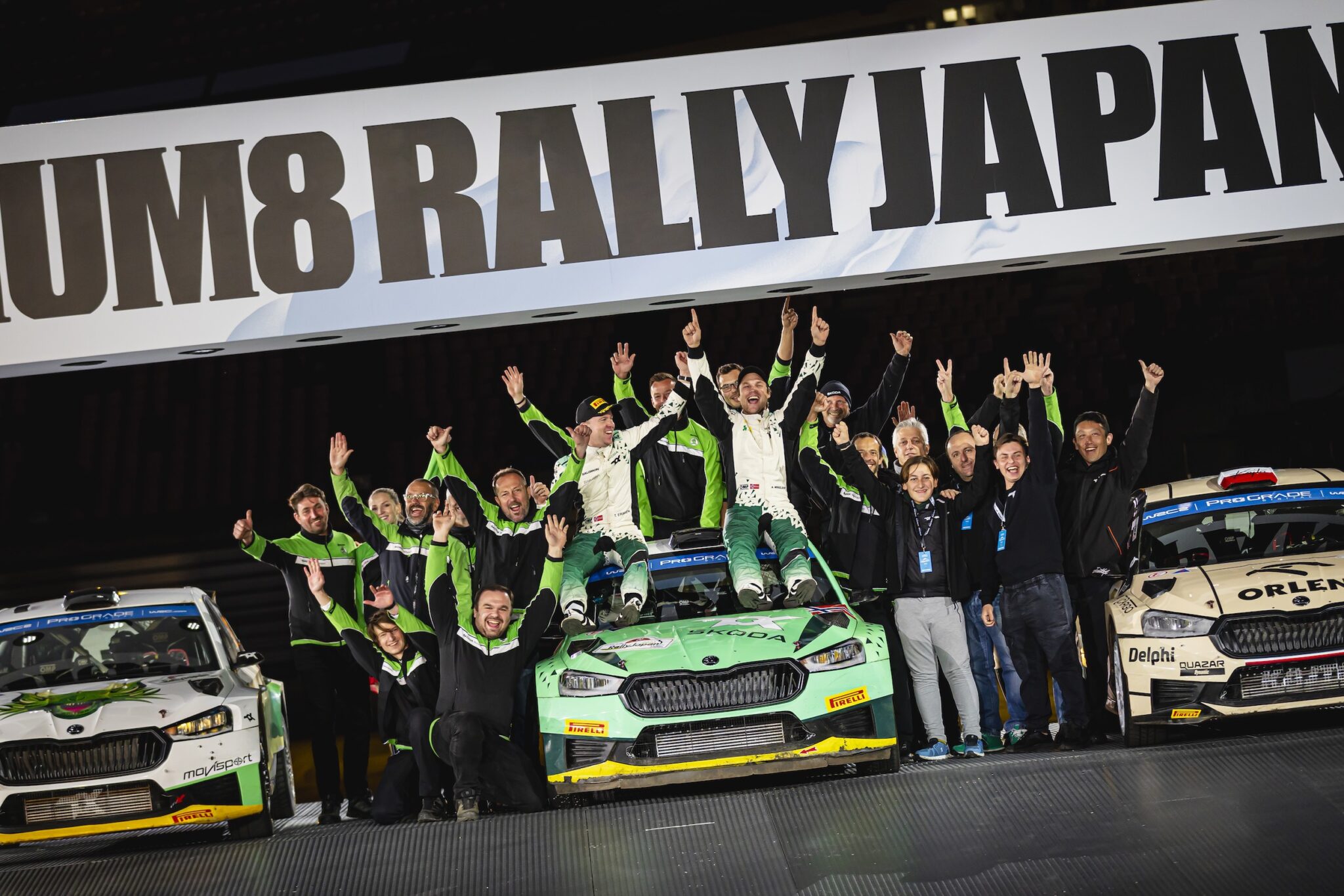 Double celebrations for Škoda | Rally Japan - Škoda Motorsport