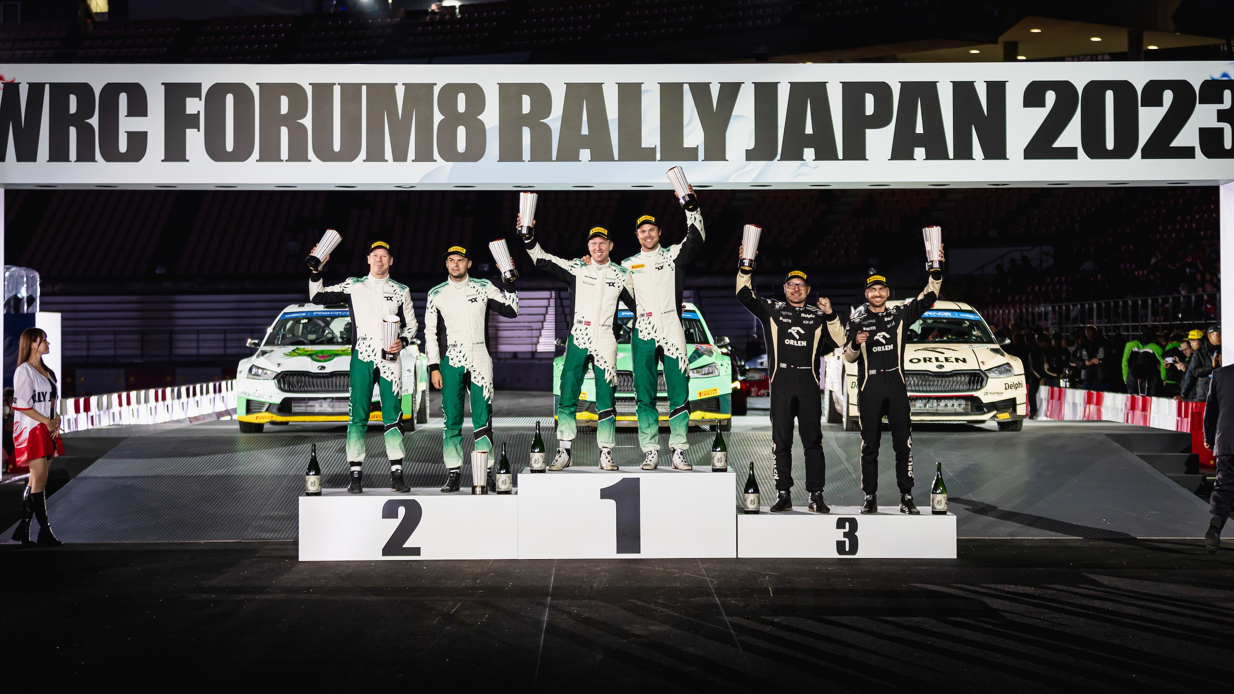 Double celebrations for Škoda | Rally Japan - Škoda Motorsport