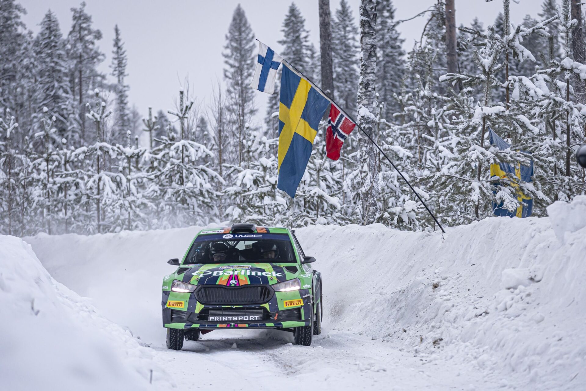 Rally Sweden: Škoda Fabia RS Rally2 driver Oliver Solberg kicks off ...
