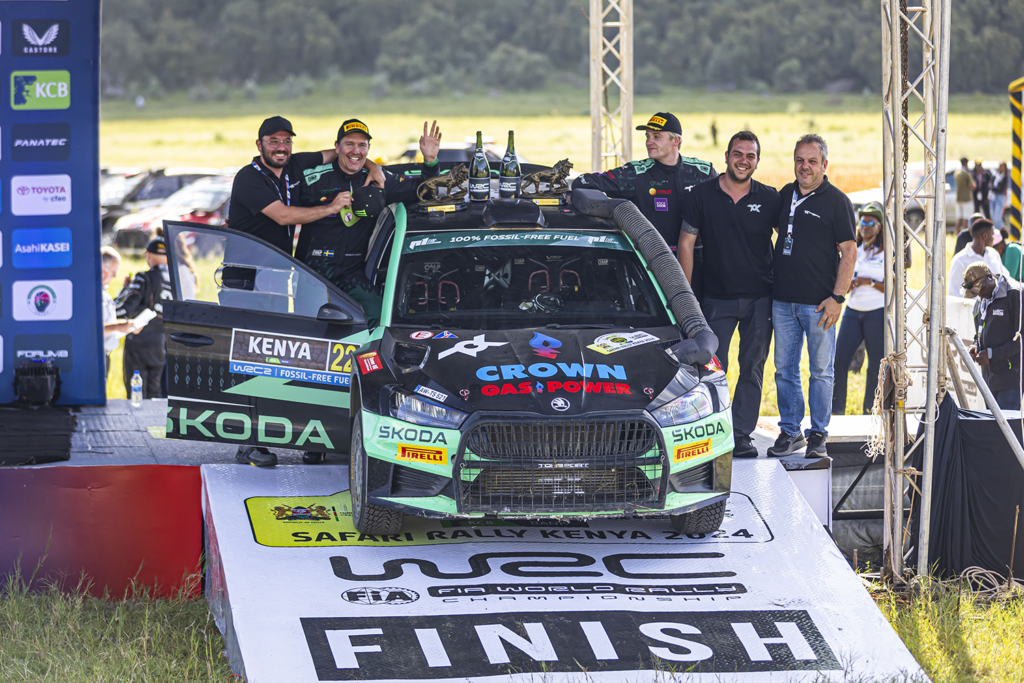 Safari Rally Kenya: Toughest world championship event finishes with full Škoda podium in WRC2 ...