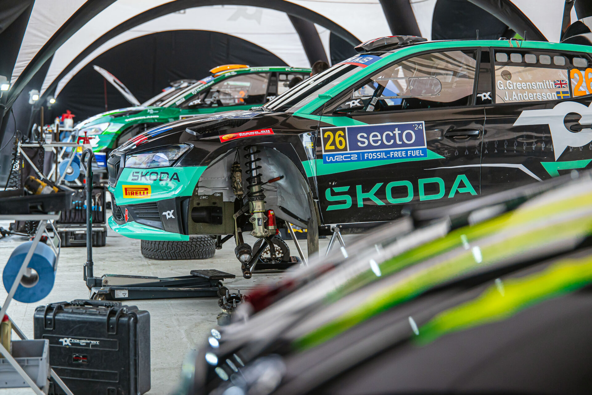 Sustainable solutions in motorsport: WRC event - Škoda Motorsport