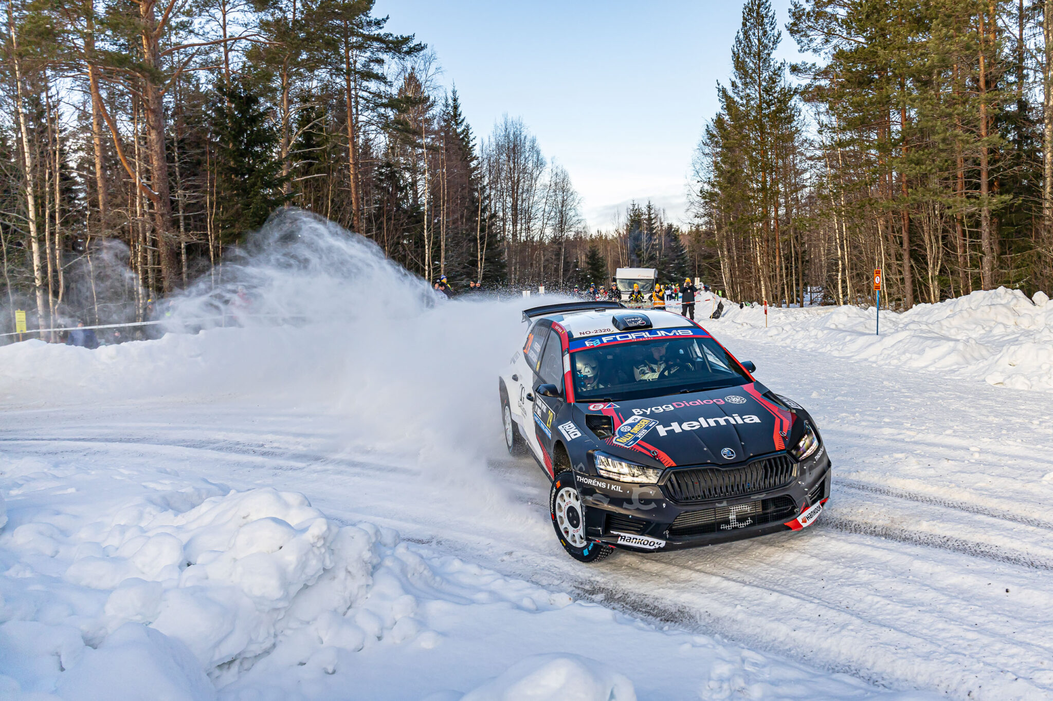 Six Scoring Crews on Snow | Swedish Rally - Škoda Motorsport
