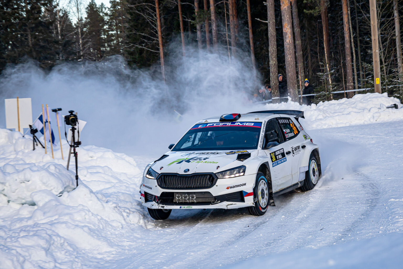 Six Scoring Crews on Snow | Swedish Rally - Škoda Motorsport