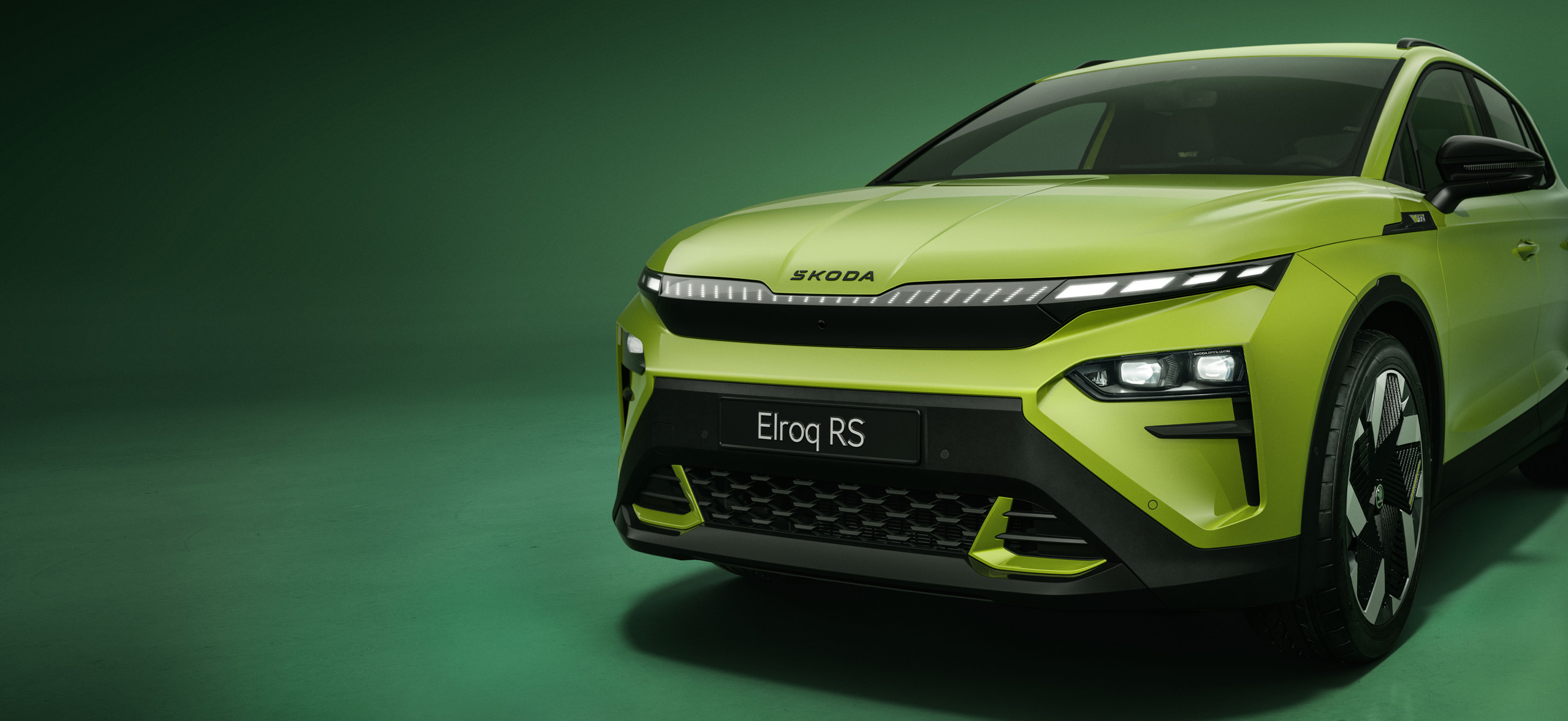 Stylish, fast, electric. The Škoda Elroq RS is here - Škoda Motorsport